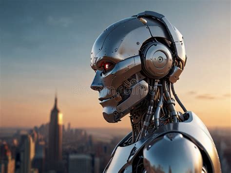 The Robot Looks At The World Ultra Realistic Volume Path 3d