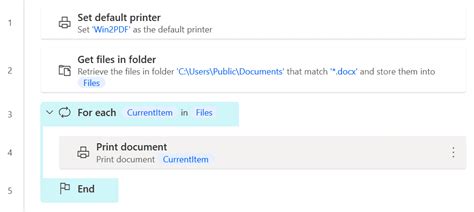 How To Print To Pdf Using Power Automate Desktop