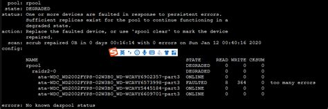【转】proxmox系统替换zfs中的坏盘并重建 恢复阵列 zfs degraded csdn博客