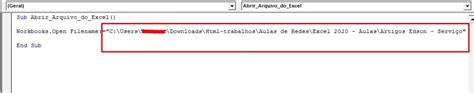 Como Abrir Arquivo Do Excel VBA Ninja Do Excel