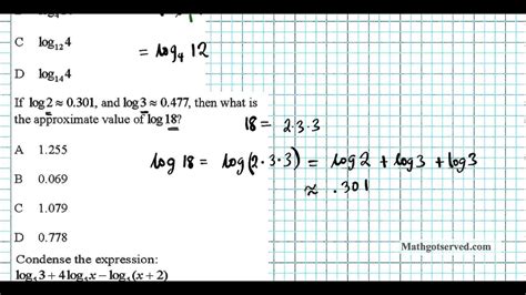 Review On Logarithms YouTube