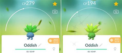 Shiny Oddish Evolution