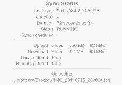 Dropsync For Android Gives True Two Way Sync Between SD Card Dropbox