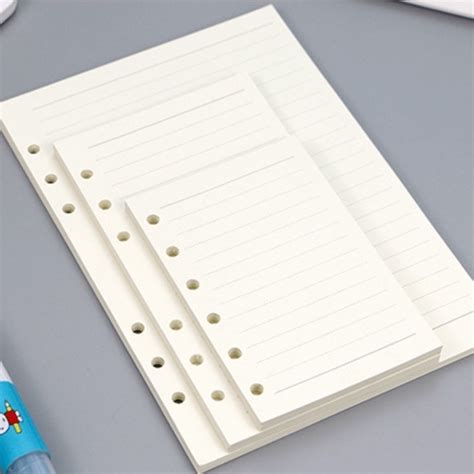 ☘️台灣現貨附發票☘️便宜手帳內頁 無印風 A5 A6 A7 6孔 活頁手帳內頁 離型紙 B5 9孔 活頁紙 筆記本補充 蝦皮購物