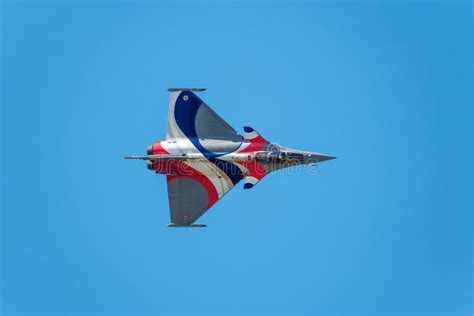 Rafale Solo Display At Sarlat Domme Airshow 2024 Editorial Photography