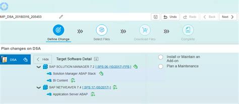 Sap Abap Central Solution Manager 72 Sp 06 Upgrade Planning Abap Stack Part 1