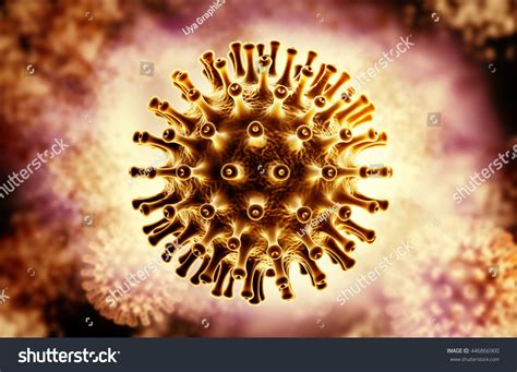 3d Hiv Virus Structure 스톡 일러스트 446866900 Shutterstock