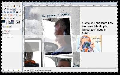 Easy Photo Border In GIMP