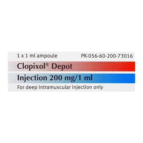 Clopixol Depot 200mg 1ml Injection