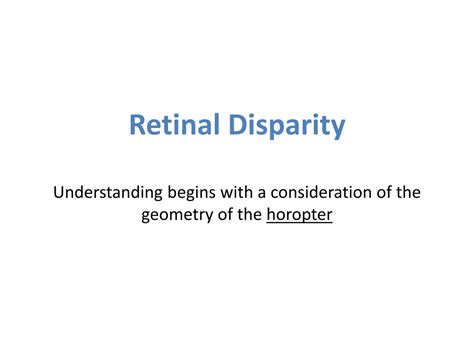 Ppt 3d Space Perception Aka Depth Perception Powerpoint
