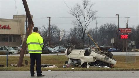 Police Chase Ends With Car Overturned Suspect In Hospital