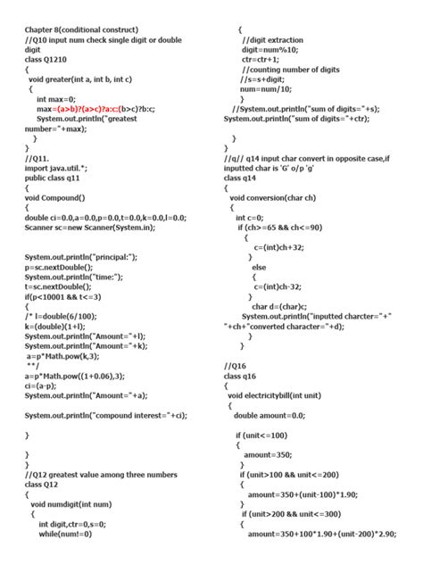 Conditional Constructdn Chap 8 084604 Pdf Computer Programming
