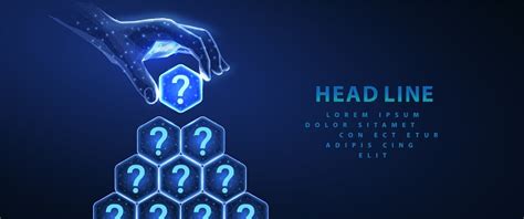 질문이 쌓입니다 육각형의 물음표 아이콘은 피라미드를 만들고 손은 상단 요소를 잡고 있습니다 고객 Faq 금융에 대한 스톡 벡터 아트 및 기타 이미지 Istock