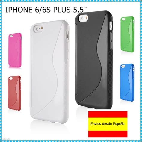 Funda Carcasa TPU Gel Silicona Trasera Para Apple IPhone PLUS S