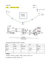 CMP HW Docx CMP Name Lab Differential Leveling Sec Calculate The
