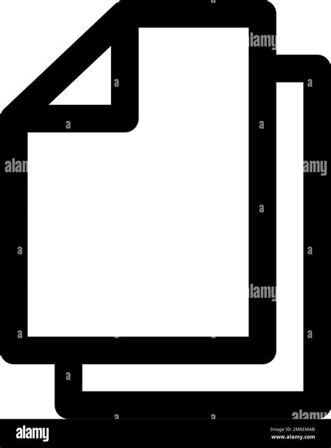 Copy Icon Data Copy File Copy Editable Vector Stock Vector Image