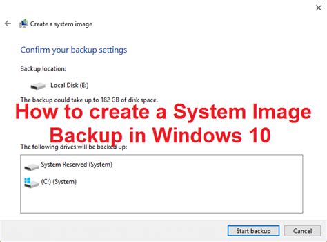 How To Create A System Image Backup In Windows TechCult