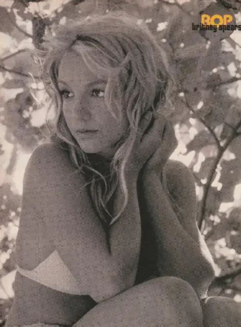 Britney Spears Teen Magazine Pinup Clipping Sex Bra Tree Jean Shorts Bop Pix Picclick Uk