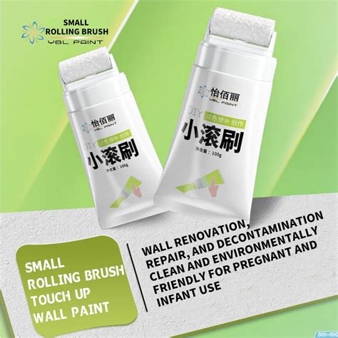 Yibaili 소형 롤러 브러시 벽 수리 페인트 셀프 브러시 라텍스 페인트 화이트 롤러 벽 셀프 스프레이 수리 아티팩트 Aliexpress