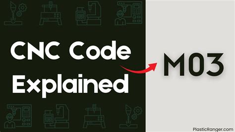 M03 Cnc Code Beginners Guide To Spindle Start Clockwise