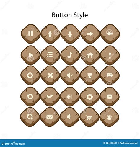 Button Styles Are Used For Various Graphic Design Purposes Web Design Game Design And Others