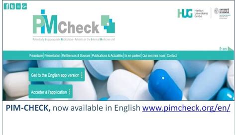 Pim Check The First Electronic Screening Checklist To Detect