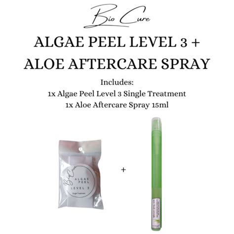 Biocure Algae Peel Level 3 Single Treatment Aloe Aftercare Spray 15ml