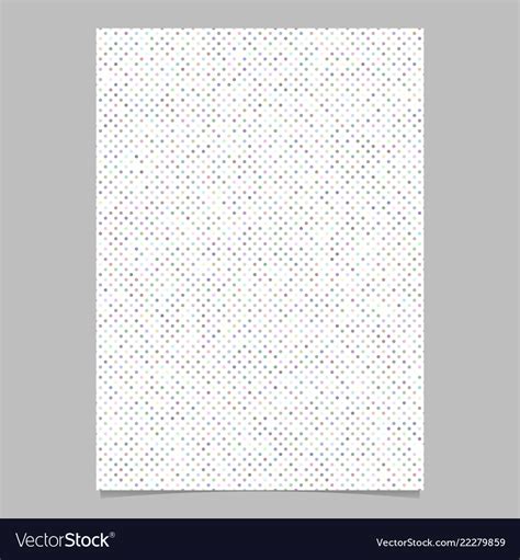 Color Circle Pattern Brochure Template Royalty Free Vector