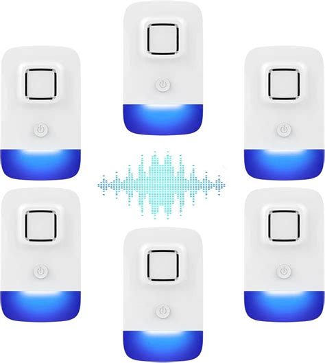 Ultrasonic Pest Repeler Plug In 6 Pack Electronic Pest Repelent For