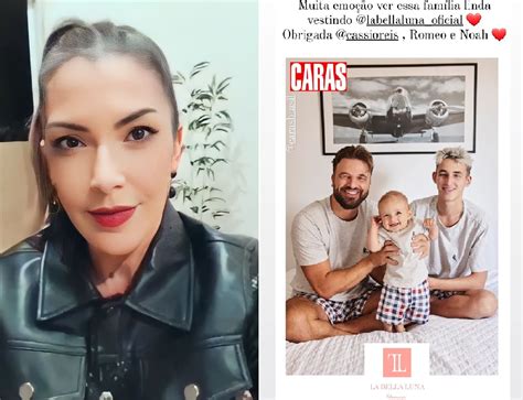 La Bella Luna Sleepwear é Destaque Na Caras Com Os Atores Cássio Reis Fernanda Vasconcelos