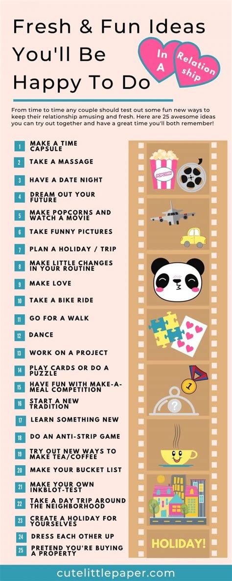 Fresh And Fun Ideas Youll Be Happy To Do In A Relationship