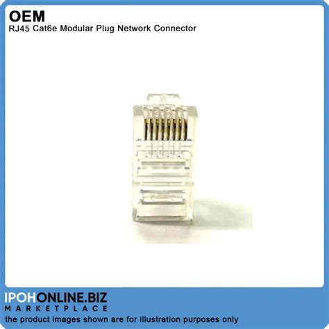 Oem Amp Tyco Rj45 Cat6e Modular Plug Network Connector 100pcs Lazada