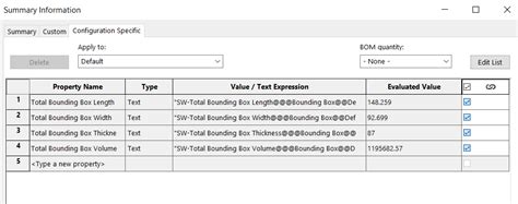 SOLIDWORKS Bounding Box Function Now Available In Any Part GSC