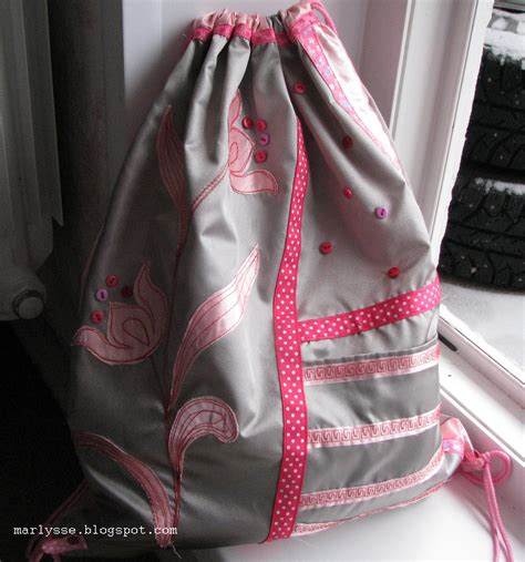 Матушкины лоскутки: Рюкзак или сумка-мешок для сменки в школу.