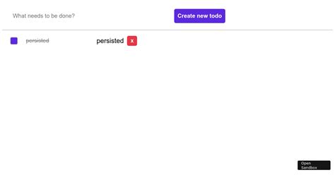 React Todo Example With Createactorcontext Demo Codesandbox