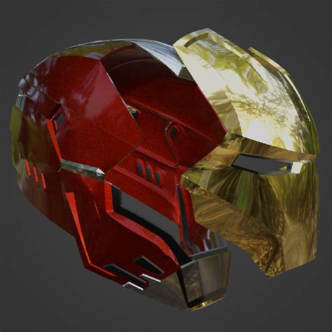 Mark Xlvi Bastard Concept Inspired Helmet Fixed Par Budwin