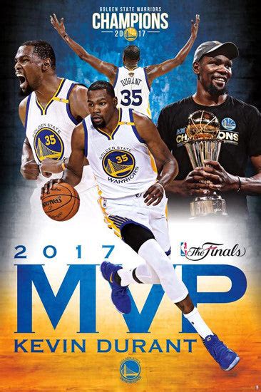 Kevin Durant 2017 Nba Finals Mvp Golden State Warriors Commemorative P