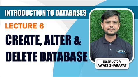 Lecture 6 Create Alter Delete Database YouTube