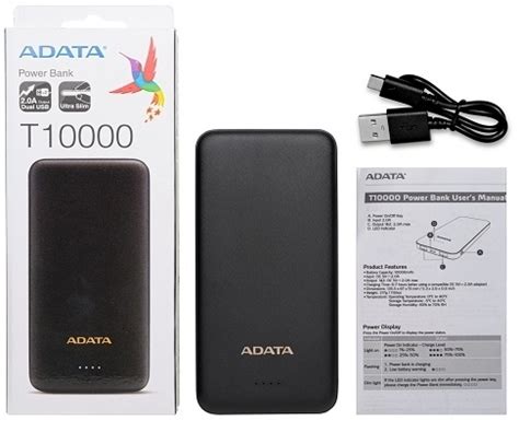 Specification Sheet Buy Online Bt At10000k Adata T10000 10000mah 37w