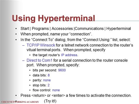 Cisco Hyperterminal Software Tenholre