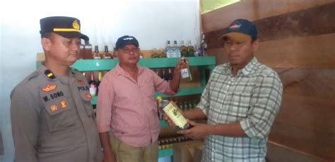 Hari Kedua Ops Pekat Anoa 2023 Polres Konut Sita Puluhan Botol Miras