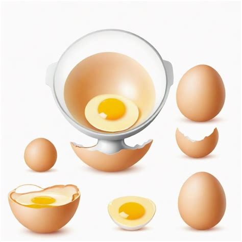 Egg Separator Detailed Vector Set Premium Ai Generated Vector