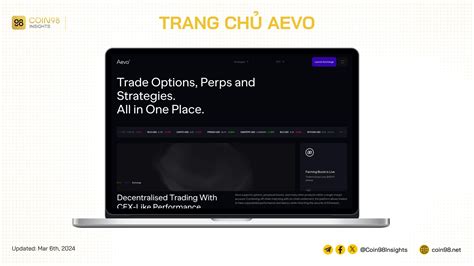 Aevo Là Gì Dự án Thứ 48 Trên Binance Launchpool Aevo Token