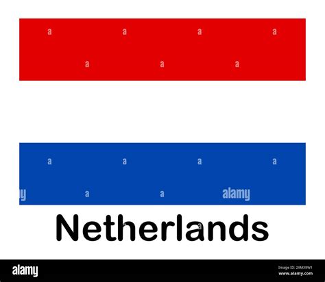 Netherlands Flag Official Colors Cut Out Stock Images And Pictures Alamy