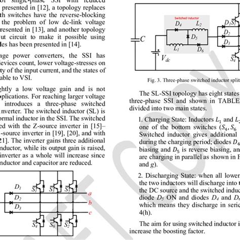 The Three Phase Split Source Inverter Ssi Download Scientific Diagram
