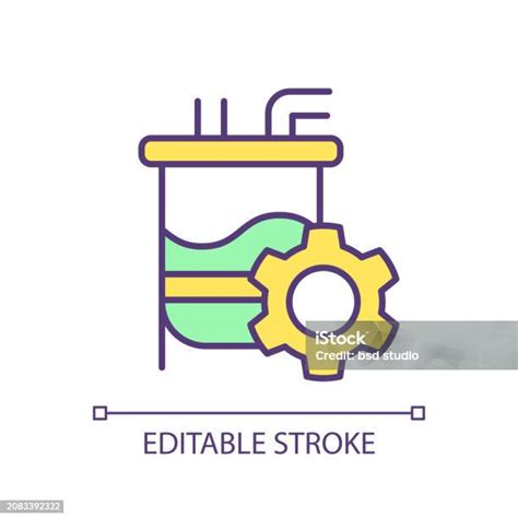 Fermentation Process Rgb Color Icon Stock Illustration Download Image