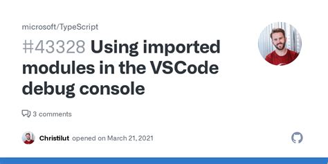 Using Imported Modules In The Vscode Debug Console · Issue 43328