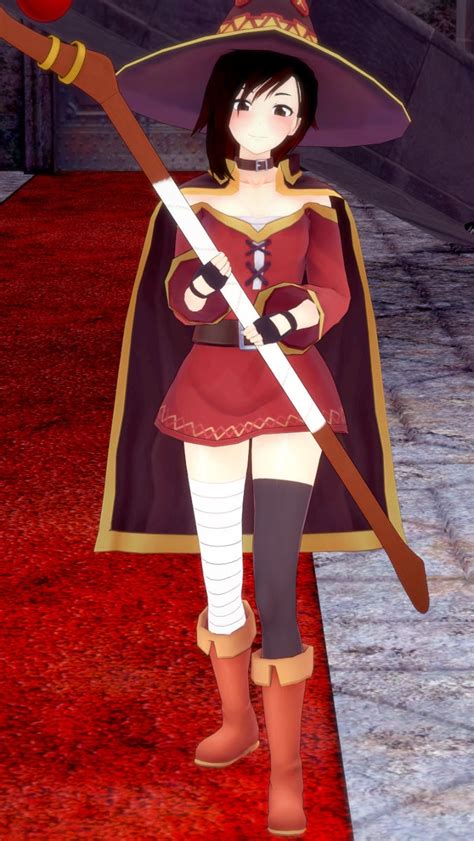 Megumin Rose Art By Corruptionhen Rwby