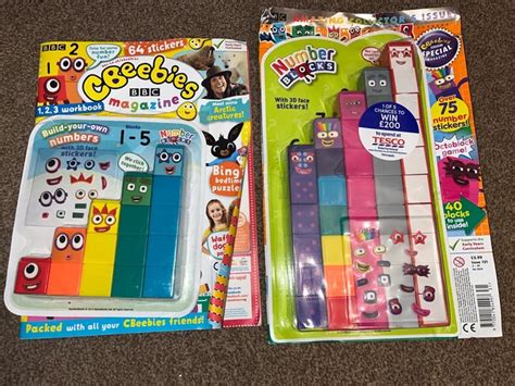 Numberblocks Bundle Cbeebies Maths Block Magazine 1 10 Figure Eyfs Toys Stickers £24 99