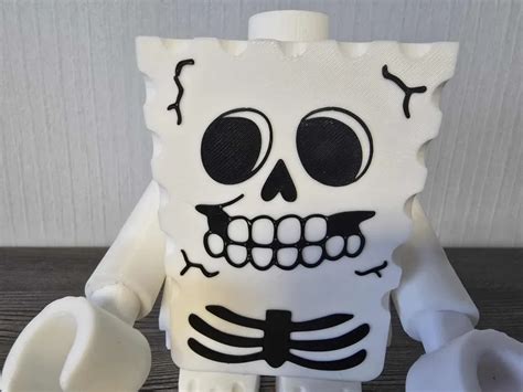 Dead Spongebob Skeleton 500 ~14cm Free 3d Print Model Makerworld